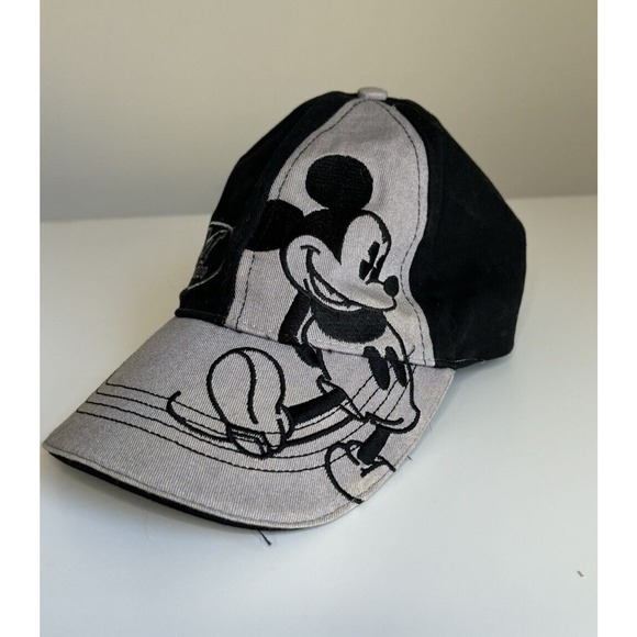 Disney | Accessories | Disney Parks Hat Mickey Mouse Black Grey ...